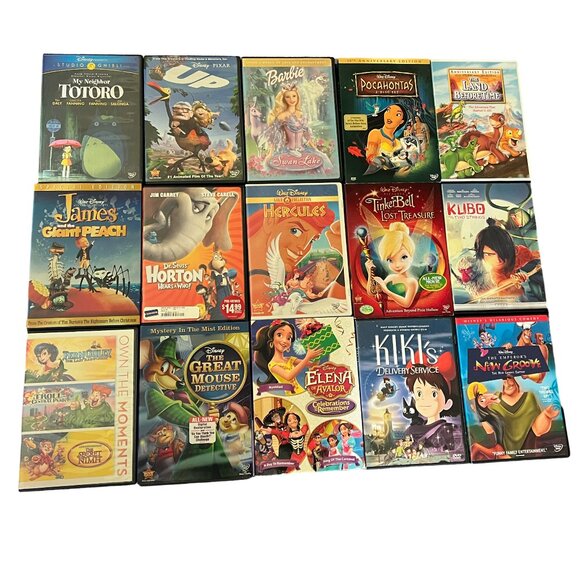 Disney | Media | Disney Animation Dvds Lot Of 5 Childrens Family Movies ...